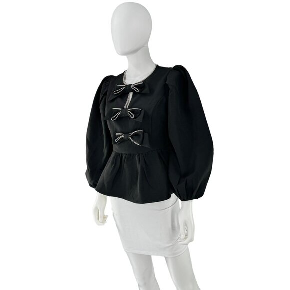 Hyacinth House | Tops | Hyacinth House New Embellished Blair Bow Preppy ...